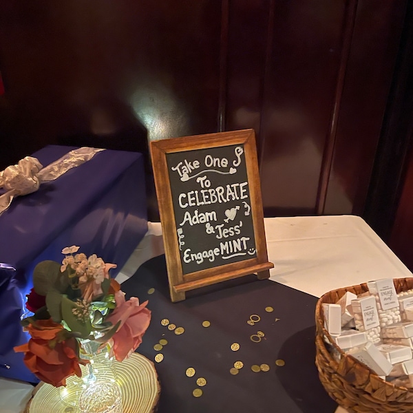 Engagement Stickers - Engagemint Stickers, Engagement Party Favors ...