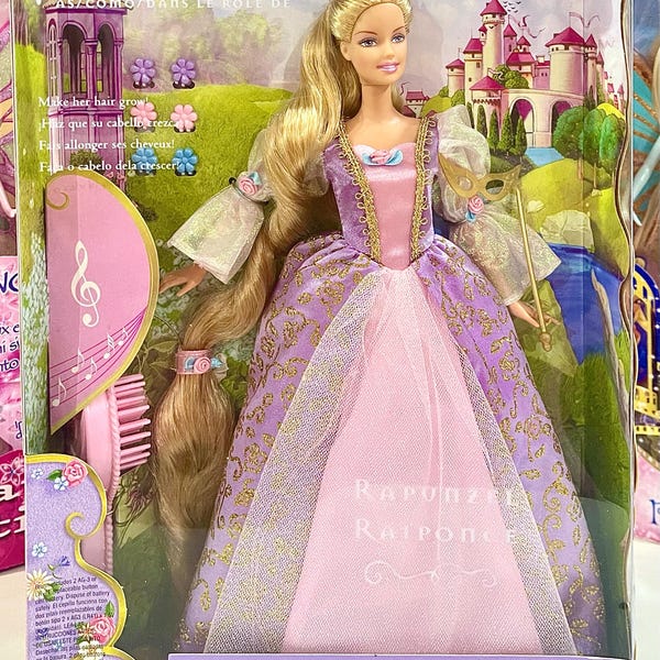 READ Barbie Teresa Songbird 1995 Y Brunnete Barbie Doll Dark Purple ...