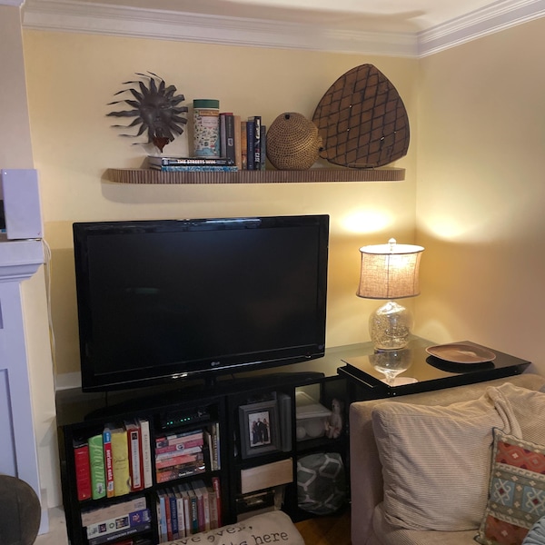 Custom Rounded Fluted Floating Shelf - Etsy