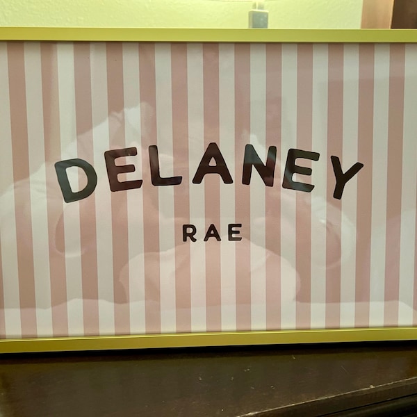 Custom Colorful Name Banner | Custom Pennant | Personalized Name Wall ...