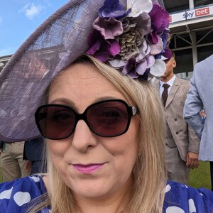 Large Statement Hat Fascinator Dipped Saucer Side Vintage Sage - Etsy
