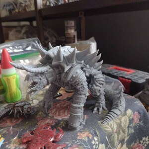 Two Headed Troll Miniature Many Size Options dungeons and - Etsy