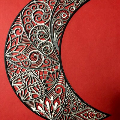 Multilayer Laser Cut Files the Sun and the Moon Designs CDR Files, SVG ...