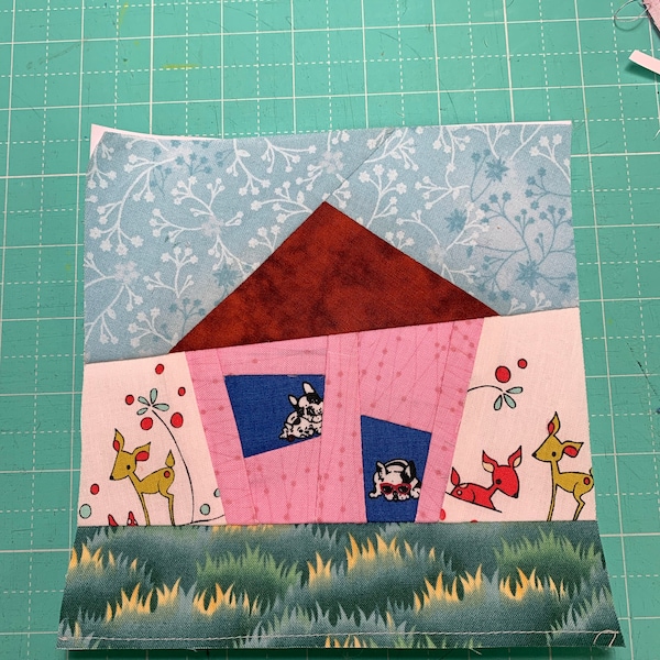 Wonky House Foundation Paper Piecing Pattern PDF - Etsy