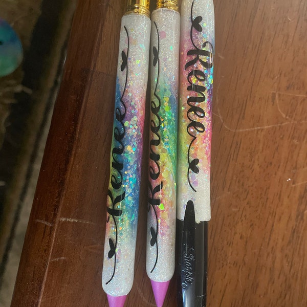 Valentines Glitter Pen | Love Glitter Pen | Valentines Day Glitter ...