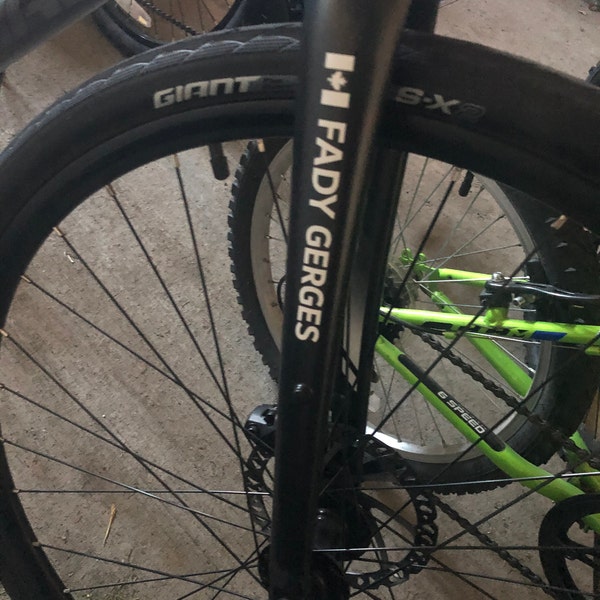 Custom Name Bike Decal Sticker Canada - Etsy Canada