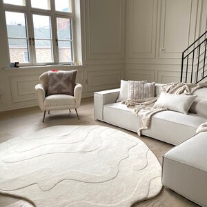 New Modern Style Hand Tufted Area Rug Made up of Pure New - Etsy