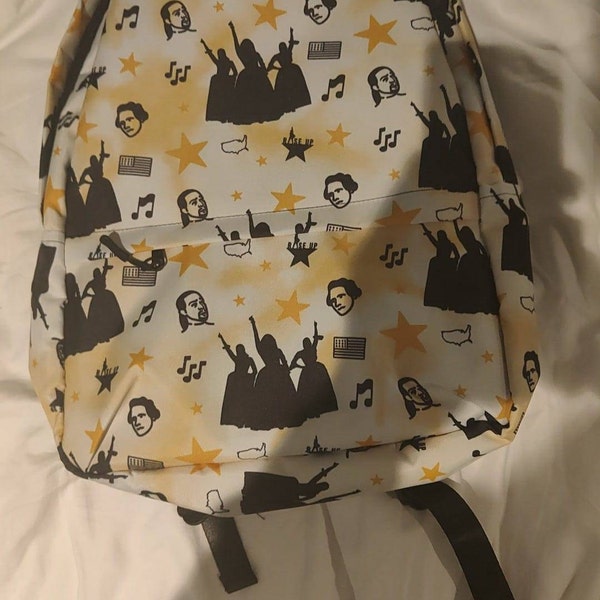 Hamilton the Musical Abstract Backpack - Alexander Hamilton Bag for ...