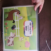 FARM Busy Book, Personalized Printable Toddler Preschool Learning ...