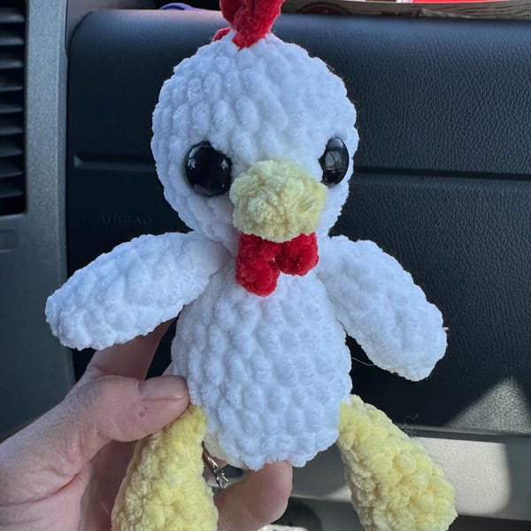 Coop the Chicken | Amigurumi Chicken Pattern, Low Sew, Crochet Pattern ...
