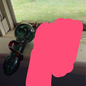 4.5 Pink Sparkle Glass Smoke Bowl Heavy Thick Smoking Pipe - Etsy