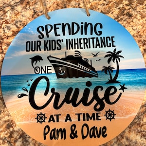 Cruise Ship Sign, Cruise Door Magnet, Cruise Ship Personalized Door ...