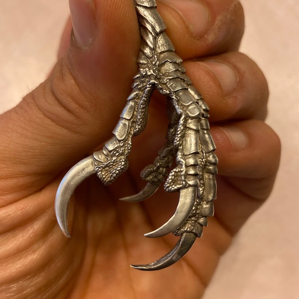 Raven Claw Pendant Sterling Silver *without Chain* - Etsy