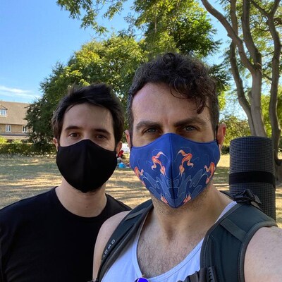 Three Layers Face Mask Koi Fish Design Face Mask Reusable - Etsy