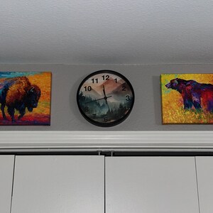 Mountain Range Wall Clock: Nature-inspired Timekeeping for Your Home ...