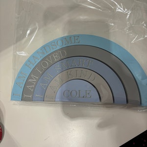 Giraffe Stacking Rainbow Shelfie, Kids Room Decor, Jungle Nursery - Etsy UK