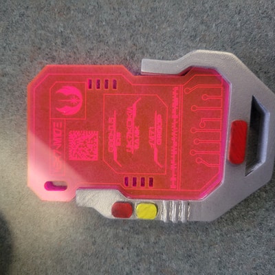 V2 Star Wars Galaxy's Edge ID Card Batuu Cosplay NO HOLDER - Etsy