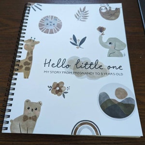 Baby Book, Baby Journal, Pregnancy Planner, Pregnancy Journal, New Mom ...