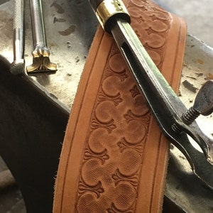 013-20 Floral Meander Leather Stamp Homemade Custom Saddlery Tool - Etsy