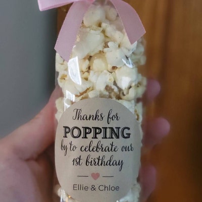 Thanks for Popping By Popcorn Party Favors Popcorn Snacks - Etsy