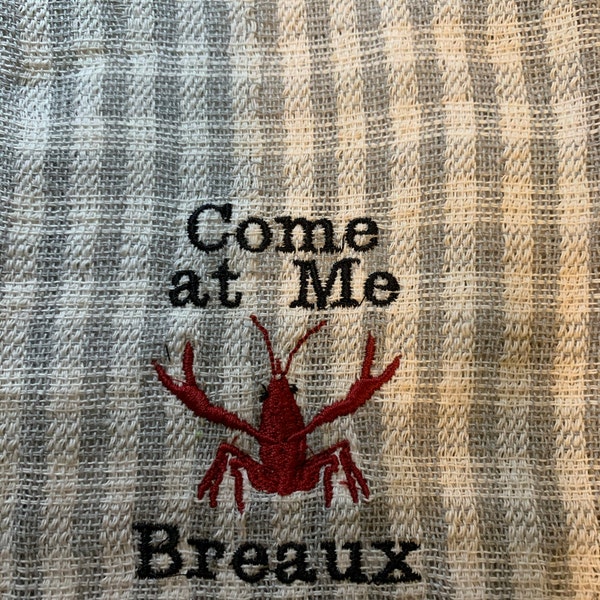 Crawfish Embroidery Design Crawdad Crawdaddy Crayfish Embroidery Design ...