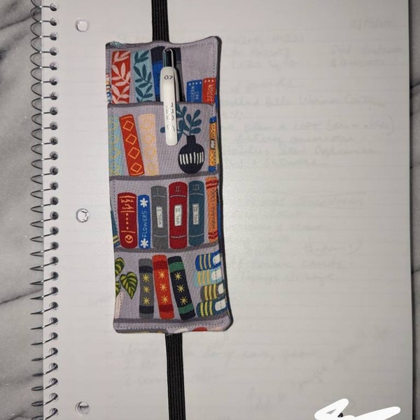 Pen or Pencil Holder Bookmark Sewing Pattern & VIDEO Tutorial | Back to ...