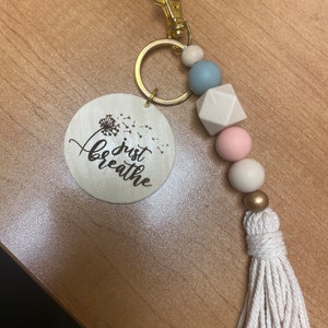 Boho Rainbow Beaded Teacher Lanyard ID Badge Holder Lanyard - Etsy