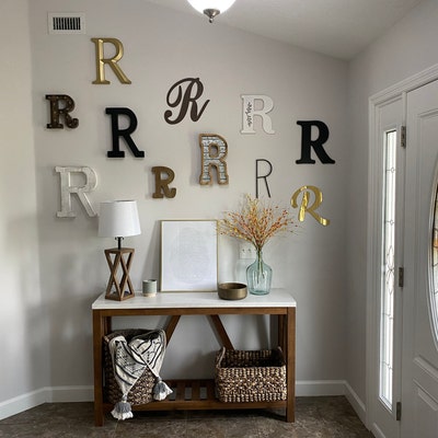 Mirror Acrylic Big Letters 1 to 24 Inches Wall Hanging - Etsy Canada