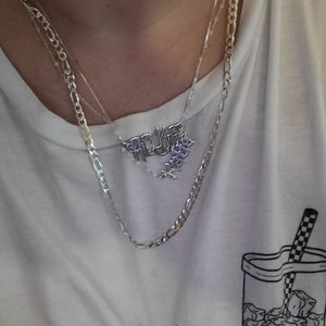 Latina Necklace, Latina Nameplate Necklace, Latina Old English Necklace ...