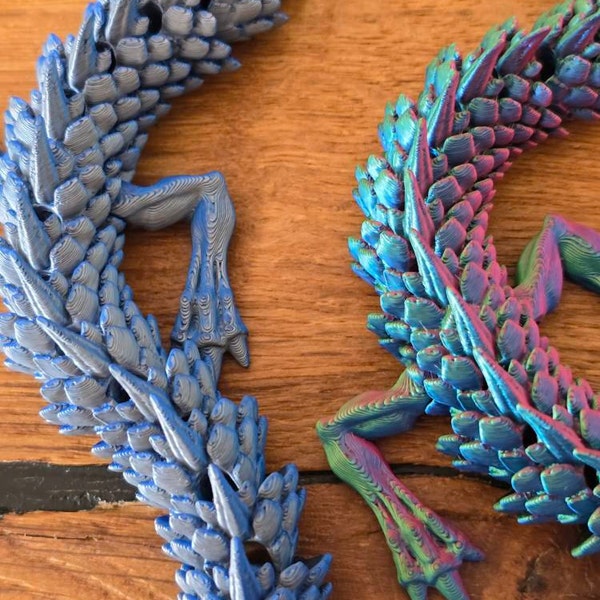 Swallow Articulated Bird Fidget Toy 3D Printed, Extra Large Strong ...