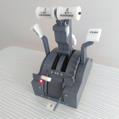 Boeing 737 Thrust Levers for Saitek Pro Flight Throttle Quadrant ...