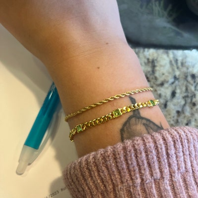 14K Gold Filled 8MM Rope Chain Necklacelayering Gold Chain - Etsy