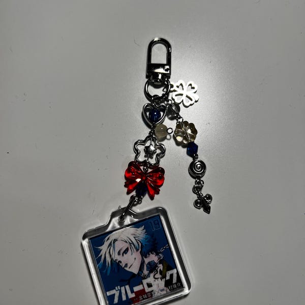 Blue Lock Keychains, Blue Lock Anime, Blue Lock, Blue Lock Bag Charm ...