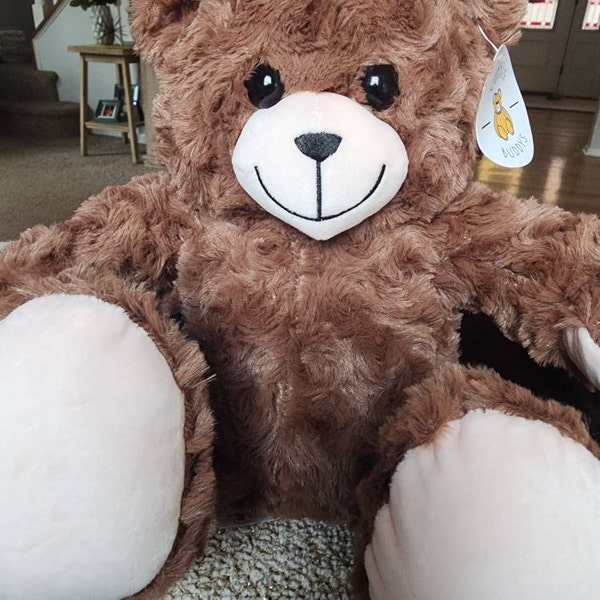 White Bear With Picture & Voice | Memory Bear W/ Picture | Memory ...