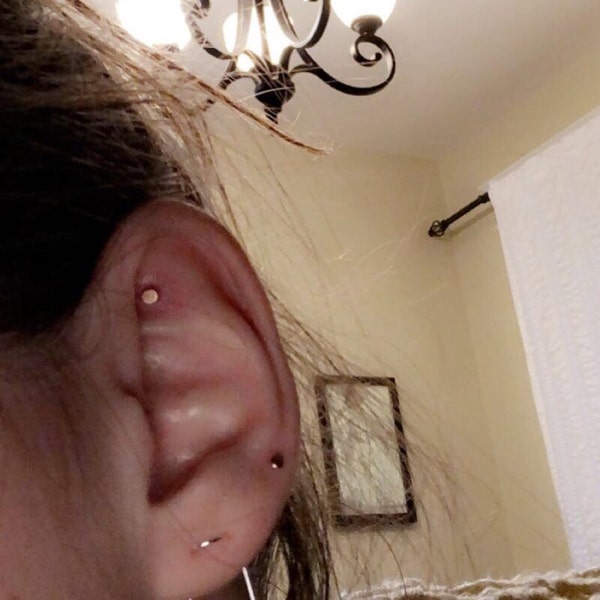 Double Piercing Earring Two Hole Earrings Double Ear Piercing Multiple ...