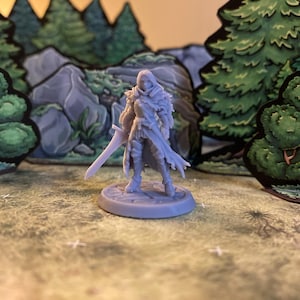 Human Fighter Eldritch Knight Witcher Geralt Monster Slayer Ranger 28mm ...