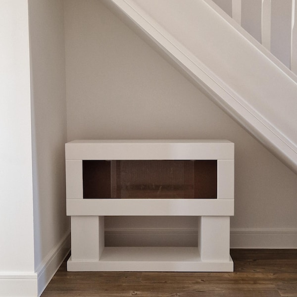 4ft White Modern Reptile Vivarium - Includes LED Light - Etsy UK