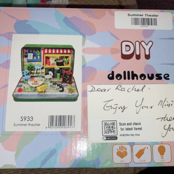 DIY Miniatures Mini Cottage Series DIY Toy Miniature House Ship Fast - Etsy