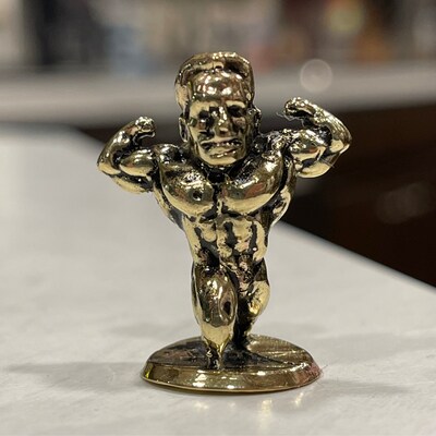 Arnold Schwarzenegger Figurine collectible Bodybuilder Gift Brass ...