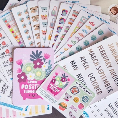 40 Cute Typewriter/writer/author Planner Stickers - Etsy