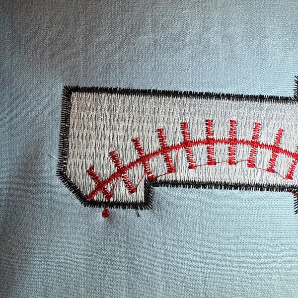 Baseball Font Embroidery Design, 7 Sizes, Embroidery Baseball ...