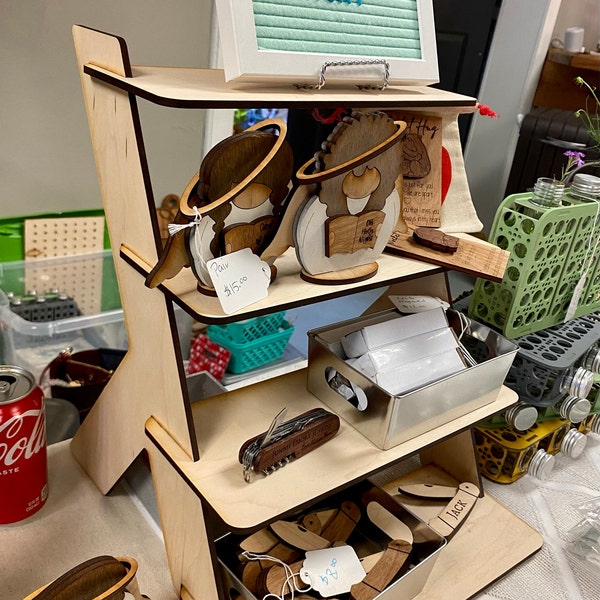 Small Cascading Shelf - SVG Laser Cut File - Instant Download - Etsy