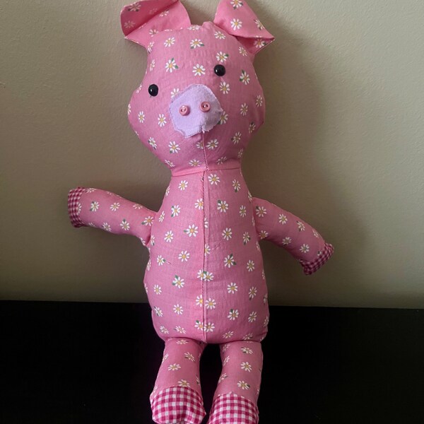 Pig Sewing Pattern, Pig Sewing Pattern, Pig Doll, Stuffed Animal Pdf ...