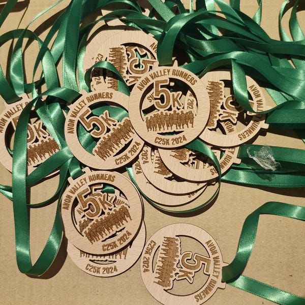 Personalised Running Medal Award | Race for Life | 10k | 5k | Marathon ...