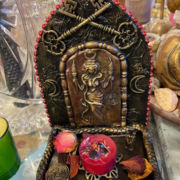 Cimaruta Protection Beads/ Black Onyx Goddess /goddess Luck Protection ...