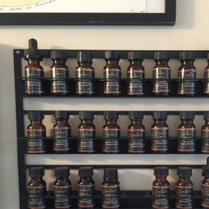 Essential Oil Storage, Display, Holder, Case, Organizer, Rack, Holds 24 ...