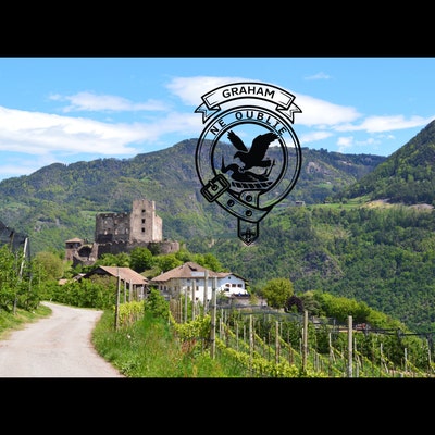 Graham Crest Badge SVG, Scottish Clan Svg, Family Crest Svg. Coat of ...