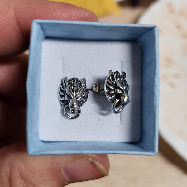 Final Fantasy X Tidus Earrings in Sterling Silver Final Fantasy X Stud ...