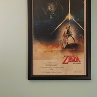 The Legend of Zelda Poster the Legend of Zelda Digital Print Zelda Game ...