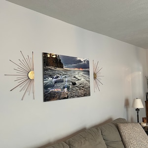 Abstract Metal Wall Art, Metal SUNBURST, Metal Sun, Abstract Art, Wall ...